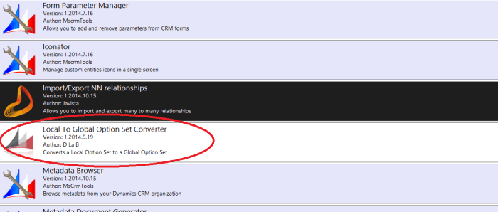 [CRM2013] Transform a Local Picklist into a Global Option Set | The xRM ...