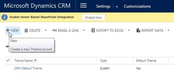 Dynamics CRM 2015 Update 1 – How to create a theme | The xRM Blog by xRM Consulting