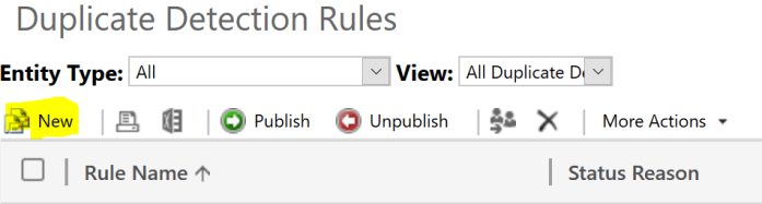 Make your first duplicate detection rule | The xRM Blog by xRM Consulting