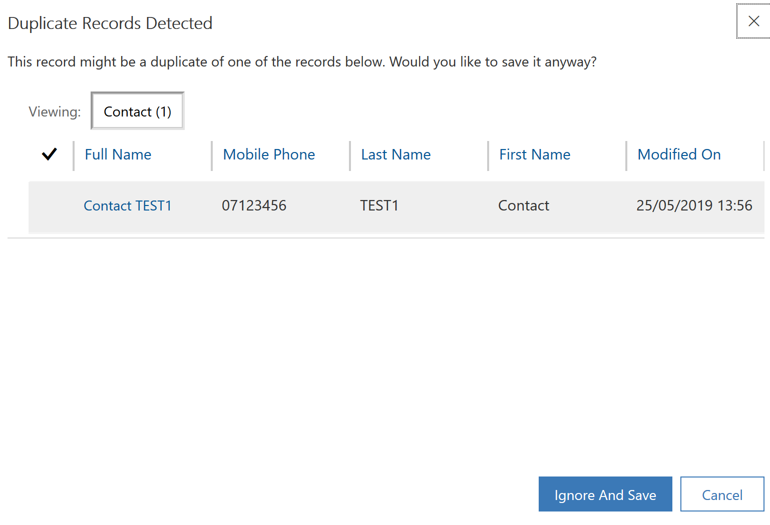 Make your first duplicate detection rule | The xRM Blog by xRM Consulting