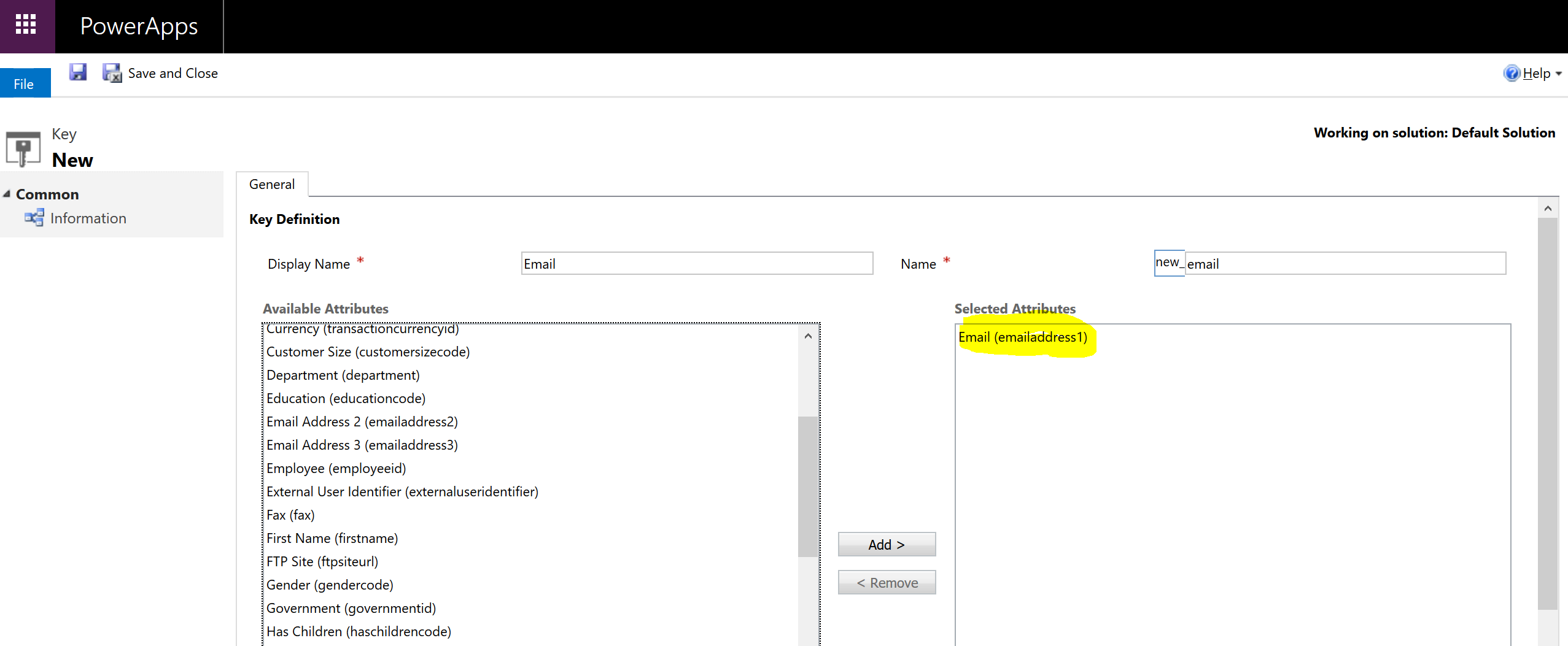 [D365] How to create an alternate key | The xRM Blog by xRM Consulting